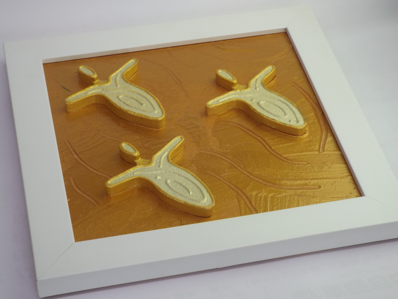 Andy Lakey 1999 Triple Gold 3D Angel Painting | グレースワールド 商品案内